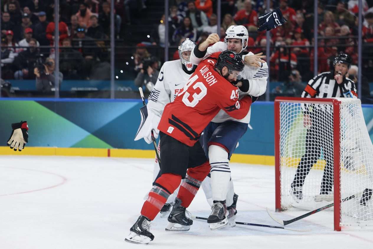 Watch: Tom Wilson challenged the French giant to a fight - coach: "That ...